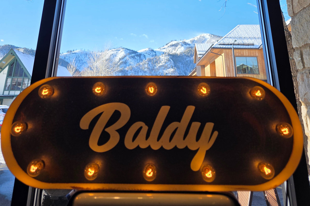 Baldy Marquee Sign | Independent Goods